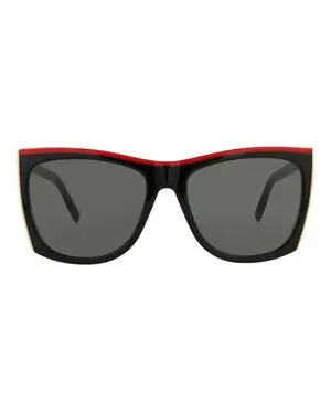 Saint Laurent Square Frame Sunglasses - Multicolor