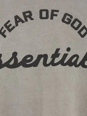 Fear Of God Relaxed Fit Cotton T-shirt With Logo And Dropped Shoulders