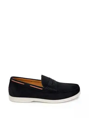 Kiton Suede Finish Leather Loafers