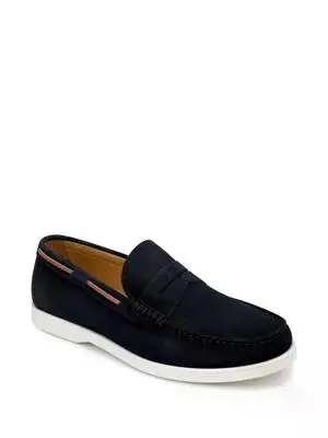 Kiton Suede Finish Leather Loafers