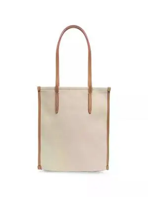 LANCEL Canvas Leather-trim Tote Bag