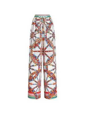Dolce & Gabbana Carretto Print Poplin Trousers