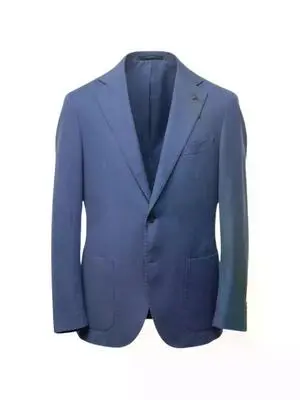 SANTANIELLO Single-breasted Blazer - Blue