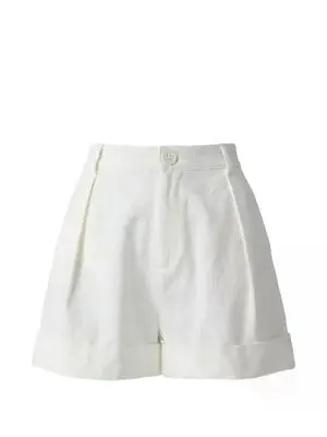 TOCCIN Nara Pleated Cuffed Shorts