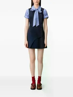 Claudie Pierlot Pinstripe Pattern Sleeveless Dress