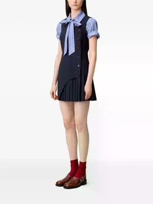 Claudie Pierlot Pinstripe Pattern Sleeveless Dress