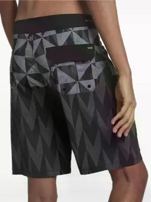 Hurley Phantom Geometric-print Swim Shorts