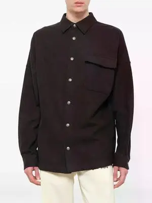 Palm Angels Logo-print Loose-fit Shirt
