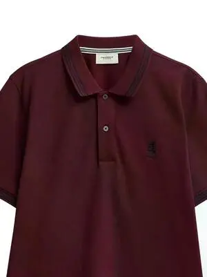 Pringle Of Scotland Piqué Tipped Polo Shirt - Red