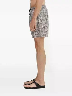 Lacoste Abstract Print Swim Shorts