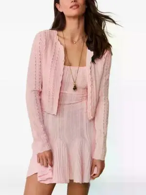 LoveShackFancy Pointelle Knit Cardigan