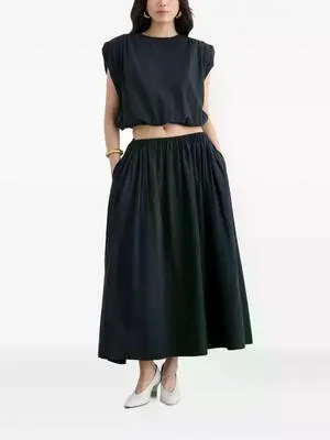 TOCCIN Sirelle Padded Shoulder Blouse