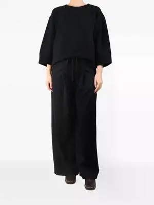 GEOFFREY B. SMALL Pleated Wide-leg Trousers
