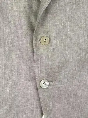 Isaia Single-breasted Blazer - Grey