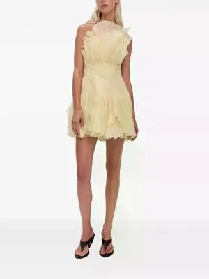 Aje Nisha Ruffled Mini Dress