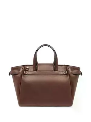 LANCEL Thea Grained Leather Tote Bag