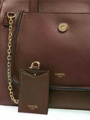 LANCEL Thea Grained Leather Tote Bag