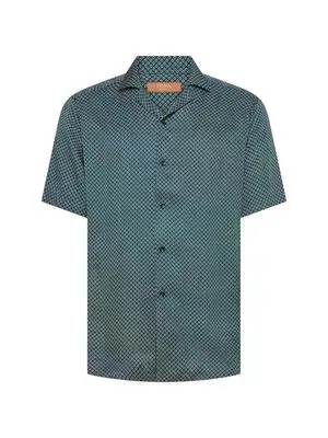 CRUNA Havana Geometric-print Shirt
