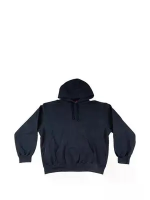 Supreme Satin Appliqué Hoodie - Blue