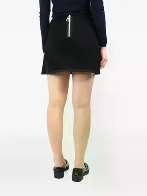 LOUIS VUITTON Textured Notched Mini Skirt