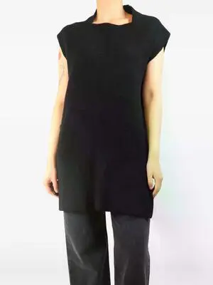 Rick Owens Asymmetric Knitted Vest