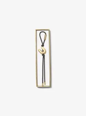 Michael Kors Letter "u" Bag Charm With Speckled Cord