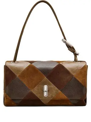Marc Jacobs The Large Shoulder Suede Patchwork Dual Bag