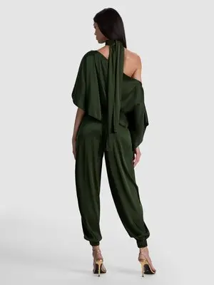 Alice + Olivia Rita Draped Top With Scarf