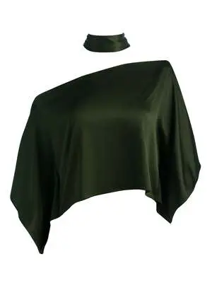 Alice + Olivia Rita Draped Top With Scarf