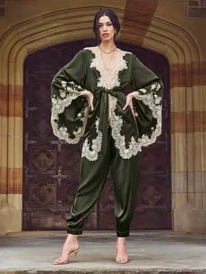 Alice + Olivia Drea Lace Robe