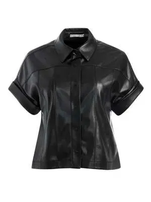 Alice + Olivia Edyth Vegan Top