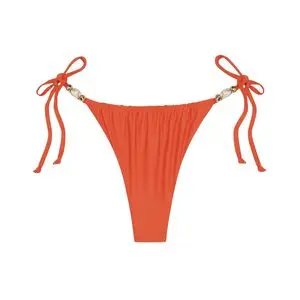AJA SWIMLINE Selene Embellished Bikini Bottom - Orange