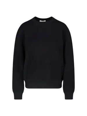 THE ROW Sweater In Cotton And Silk - Black