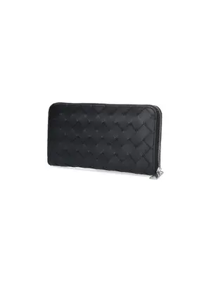 Bottega Veneta Zip Wallet "intrecciato