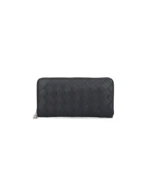 Bottega Veneta Zip Wallet "intrecciato