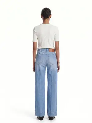 THE ROW Etina" Cotton Knit T-shirt - White