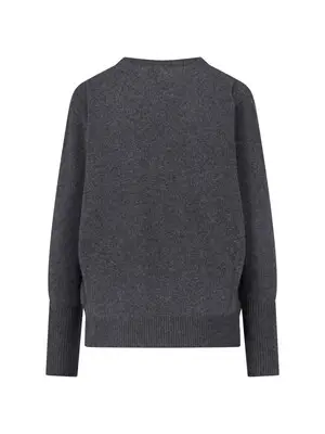 THE ROW Odelle Cashmere Sweater - Gray