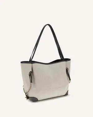 Chloé Clover Tote Bag In Canvas