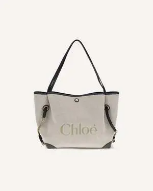 Chloé Clover Tote Bag In Canvas