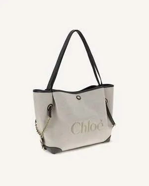 Chloé Clover Tote Bag In Canvas