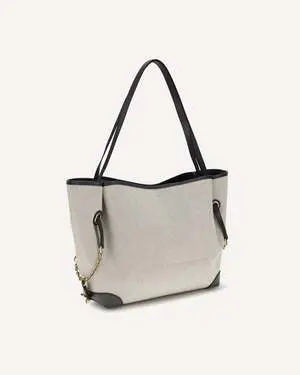 Chloé Clover Tote Bag In Canvas