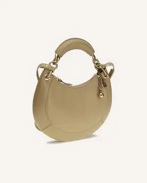 Chloé Marcie Shoulder Bag - Beige