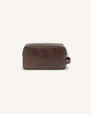 Brunello Cucinelli Leather Beauty Case