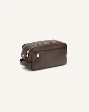 Brunello Cucinelli Leather Beauty Case