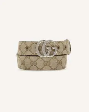 Gucci Gg Marmont Belt In Gg Fabric