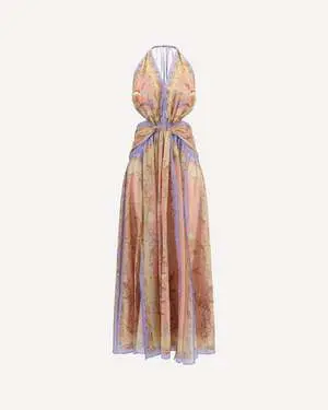 Zimmermann Indra Halterneck Maxi Dress
