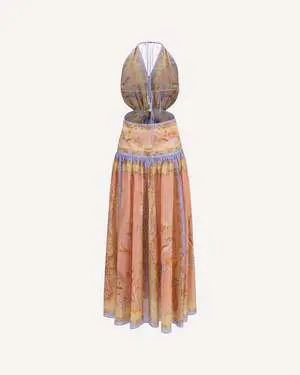 Zimmermann Indra Halterneck Maxi Dress