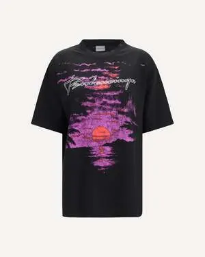 Balenciaga Printed Cotton T-shirt