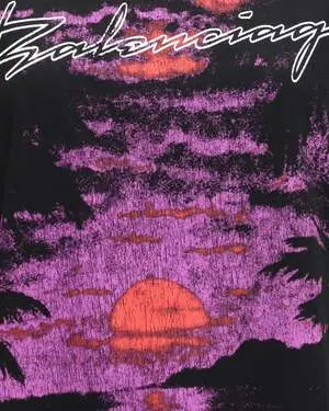 Balenciaga Printed Cotton T-shirt