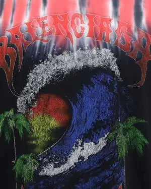 Balenciaga Extree Tie Dye T-shirt Ale - Multicolour